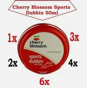 Cherry Blossom Neutral Sports Dubbin 50ml Tin Ideal For Football Boots ...