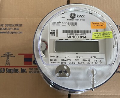 Electrical Meters - Ge Watthour Meter