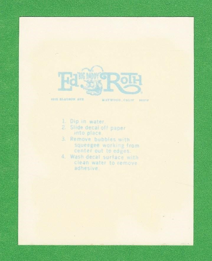 VINTAGE ORIGINAL 1966 ED ROTH "BLUE FOX DINERS CLUB" TIJUANA MEXICO ...