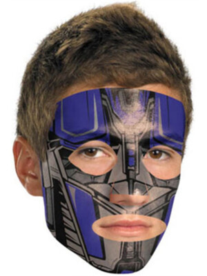 Transformers Optimus Prime Costume Accessory Face Tattoo Mask | eBay