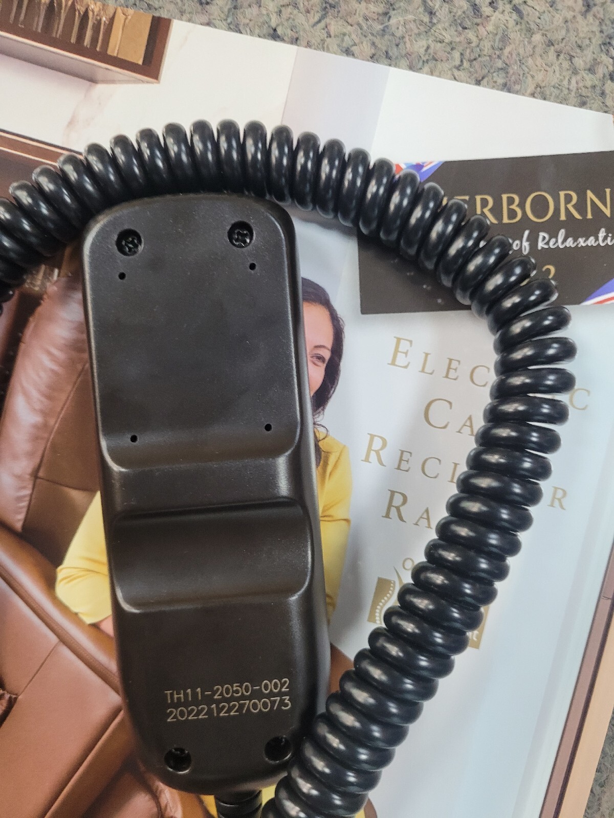 New 2 Button Mobility Electric Chair Riser Recliner Sherborne Handset ...