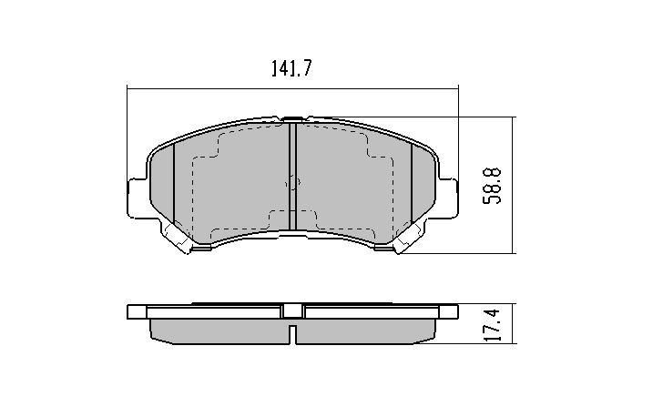 FULL SET DIMPL SLOT DISC BRAKE ROTORS + PADS for Nissan Dualis J10 2.0L ...
