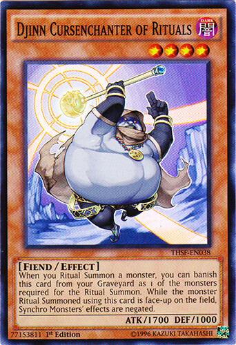 Djinn Cursenchanter of Rituals Super Rare The Secret Forces YuGiOh Card ...