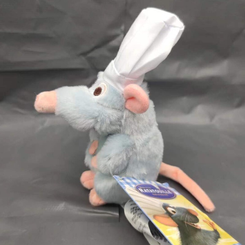Ratatouille Chef Remy Magnetic Shoulder Plush Toy Soft Stuffed doll ...