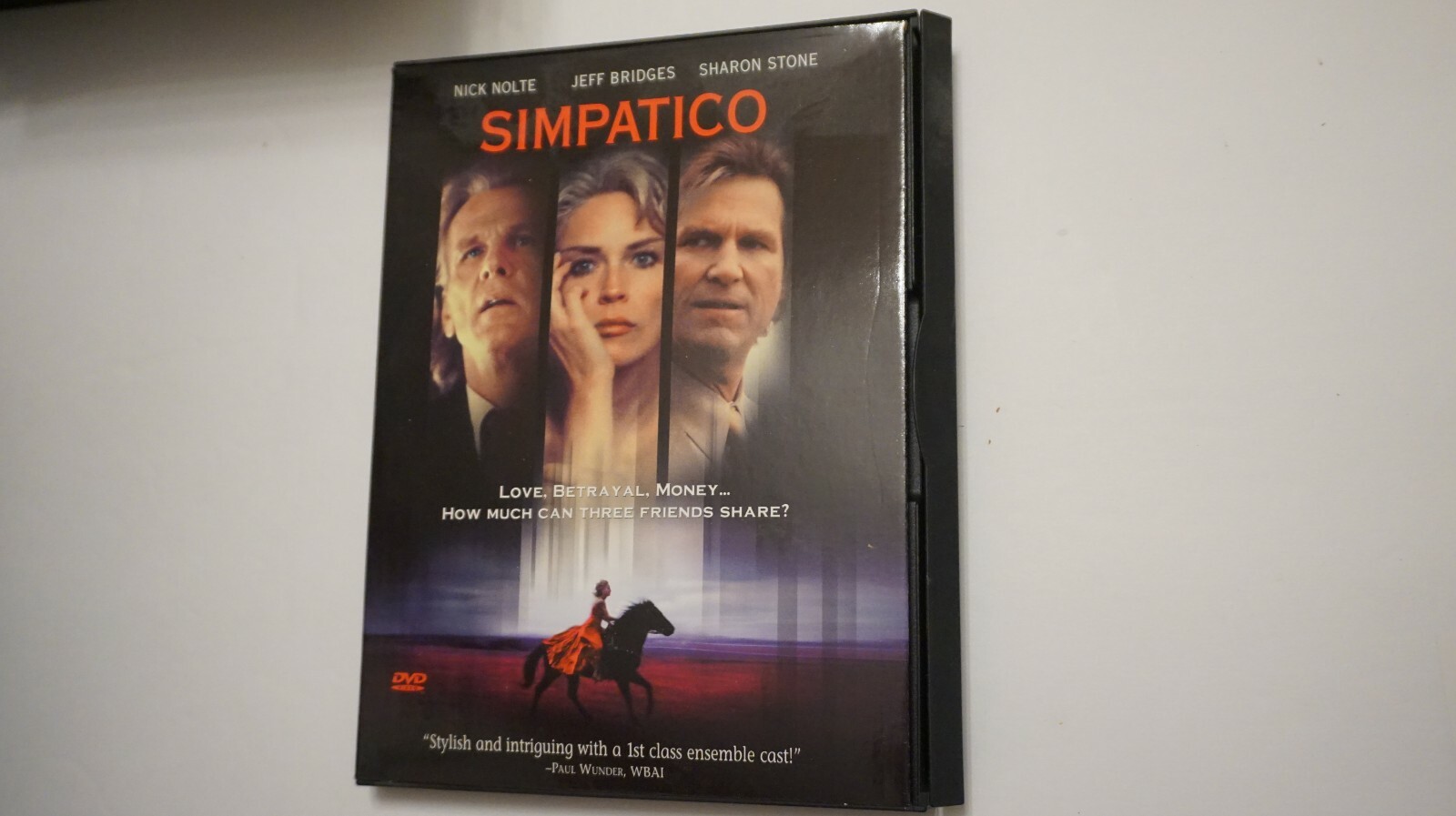 SIMPATICO rare snapcase dvd JEFF BRIDGES Sharon Stone NICK NOLTE Albert ...