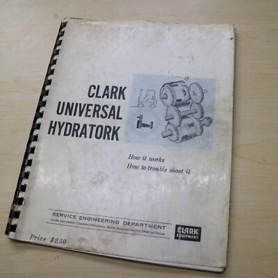 Manuals & Books - Clark Forklift