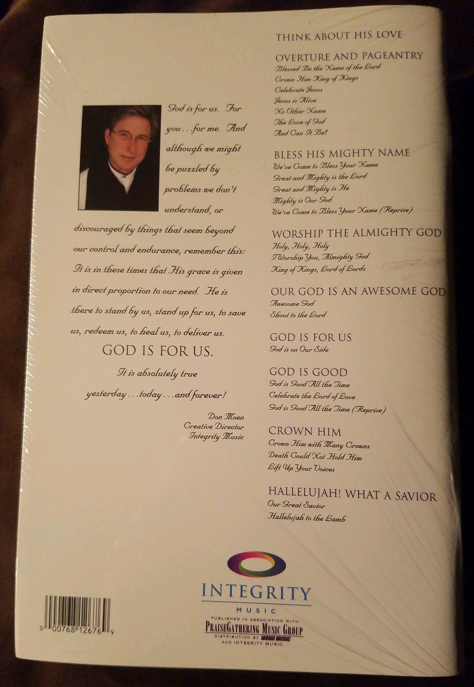 (5 Music Books in each sealed package) God For Us Don Moen Integrity ...