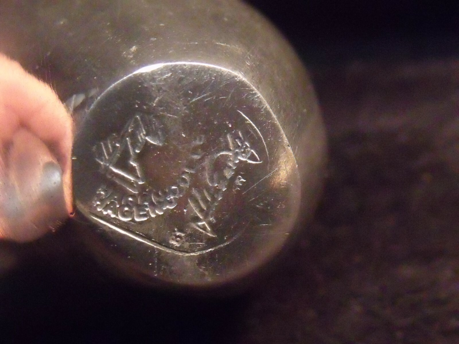 VINTAGE LEO SCHIMANSZKY SIGNED HAGEN COLLECTION 3" POLISHED ALUMINUM ...