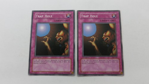 2x TRAP HOLE TRAP CARD SDP-041 1ST EDITION COMMON YUGIOH NM | eBay