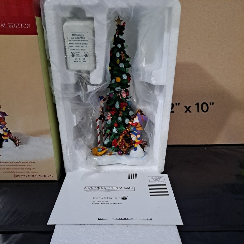 Dept 56 Kringle Street Town Tree Accessory North Pole Series Mint in ...