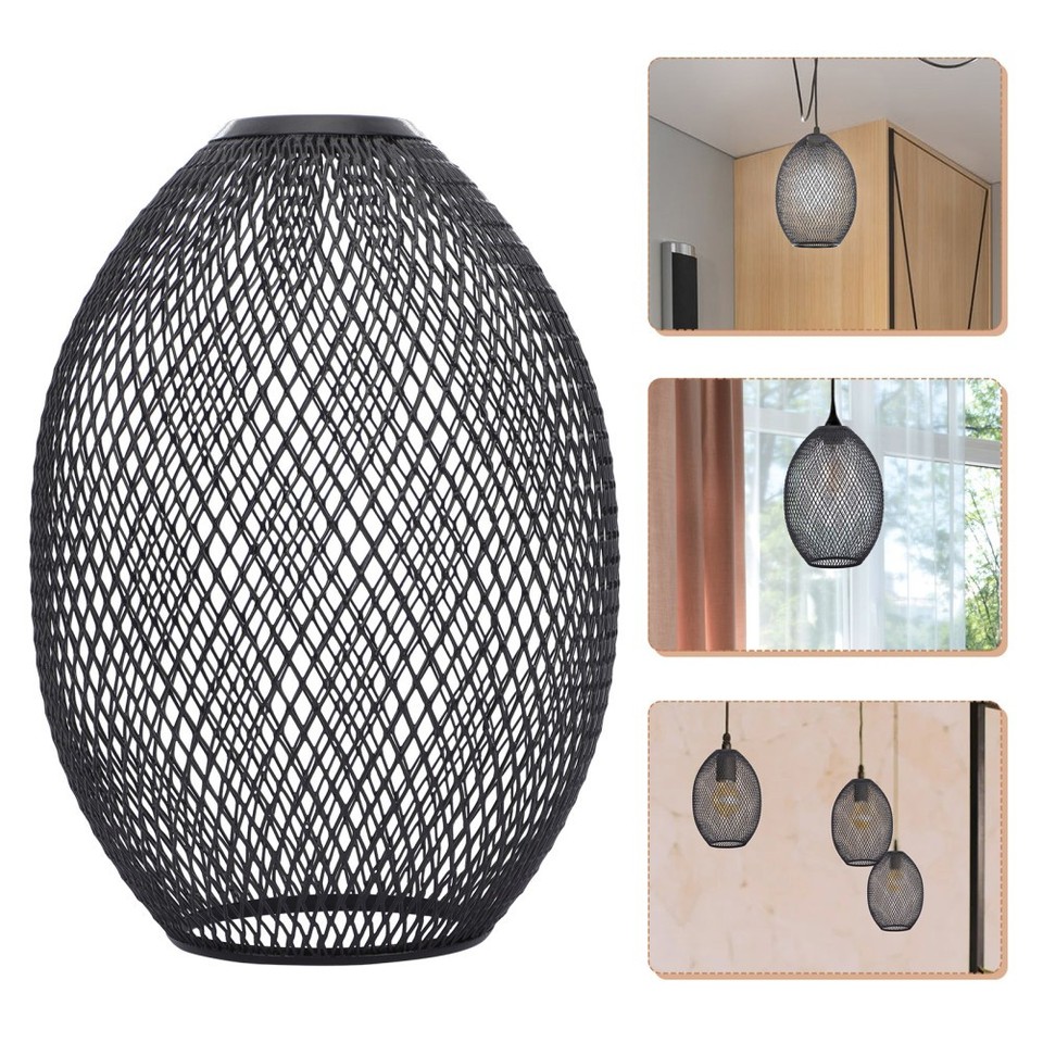 2pcs Delicate Iron Wire Lampshade Decorative Vintage Light Cover ...