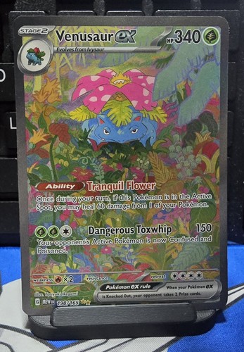Pokemon 151 Venusaur EX #198/165 SIR Special Illustration Rare Holo NM ...