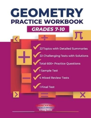 American Math Academy Geometry Practice Workbook (Poche) | eBay