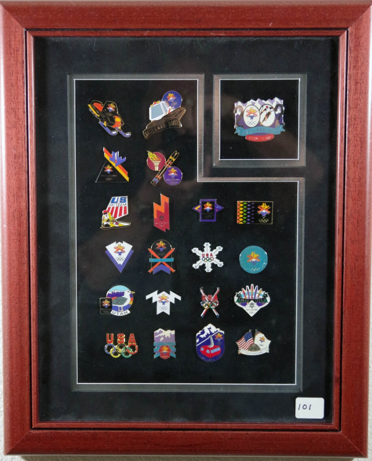 Olympic Pin Collection, 2002 Salt Lake City, Framed and Matted. | eBay