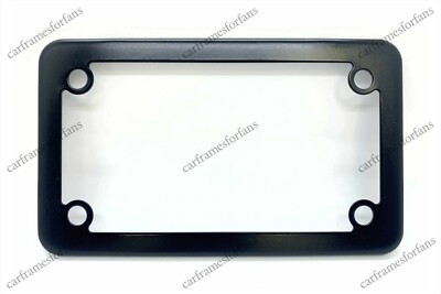 Personalized Motorcycle License Plate Frame Made of Black Powder Coated ...