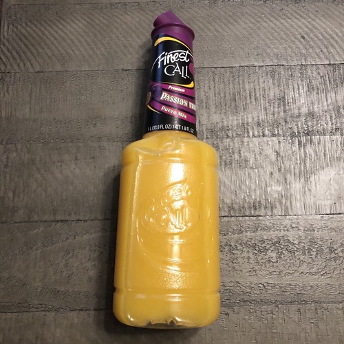 Finest Call Premium Passion Fruit Puree Drink Mix, 1 Liter Bottle (33.8 ...