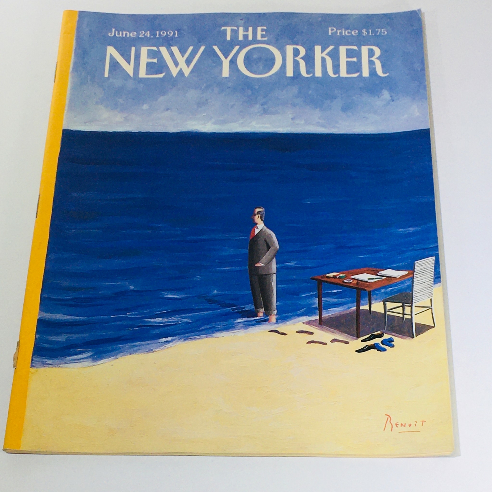 The New Yorker Magazine June 24 1991 Harry Truman in Beach by Benoit ...