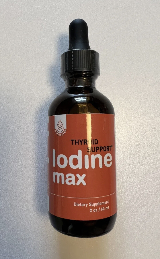 Nutrionika Thyroid Support Iodine Max Dietary Supplement 2 oz. BB 11/23 ...