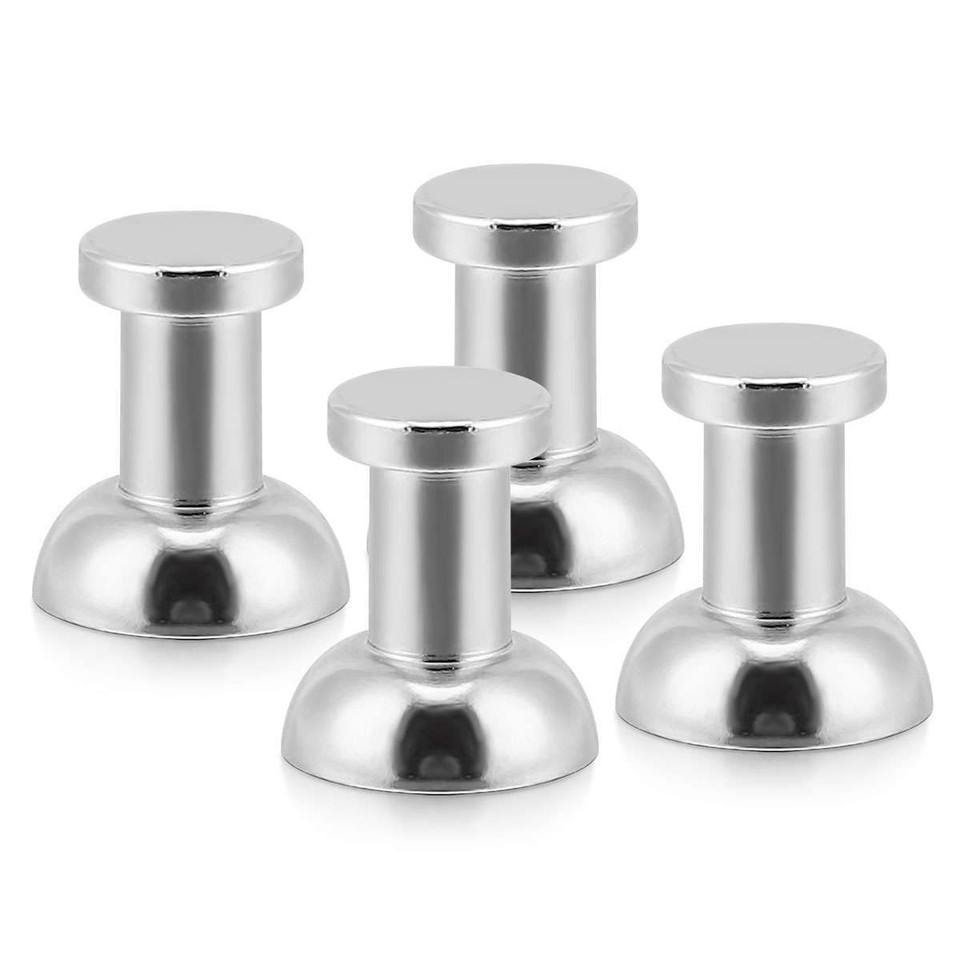 (Set Of 24) Steel Magnetic Fridge Push Pins Neodymium Magnets for White ...