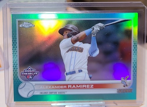 ALEXANDER RAMIREZ 2022 TOPPS PRO DEBUT CHROME #PDC-106 - AQUA REFRACTOR ...