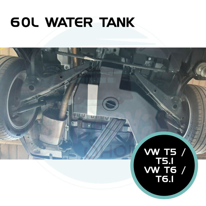 VW Transporter T5, T6, T6.1 - 60 Litre Underslung Fresh Water Tank Kit ...