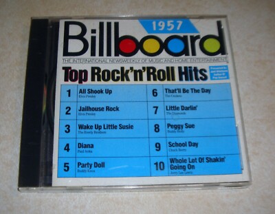 1957 Billboard Top Rock N Roll Hits CD Elvis Presley Buddy Holly | eBay