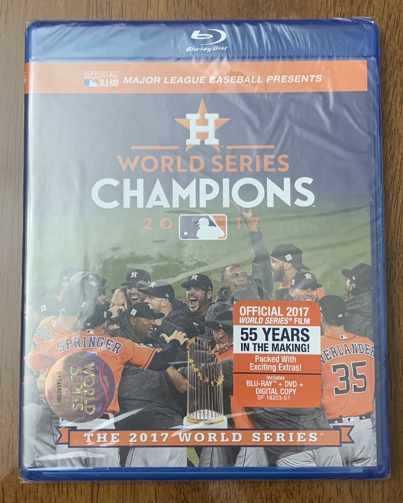 2017 World Series Champions Houston Astros Blu-Ray Disc + DVD Brand New ...