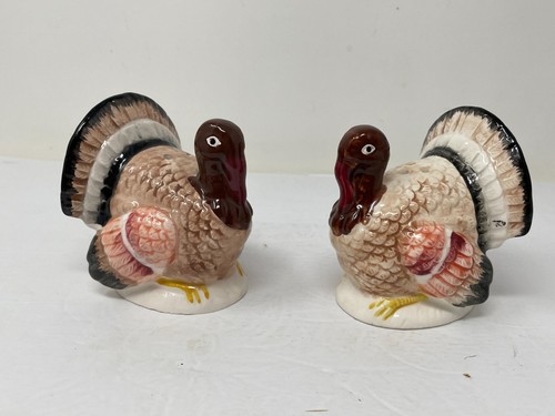 Ceramic Turkey Salt and Pepper Shakers | Thanksgiving | Japan | eBay