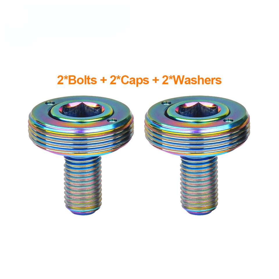 Wanyifa Bike Bottom Bracket Axle Crank Screw Fixing Crank Set Bolts ...