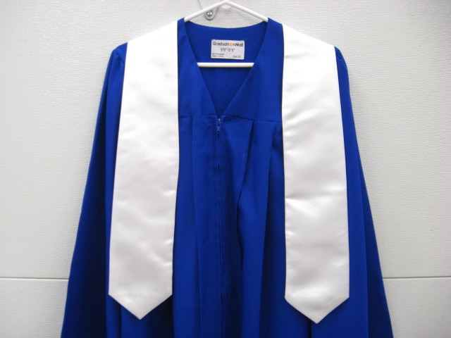 Graduation Outfit - Gown, Stole, Collar, and Cap - Gem