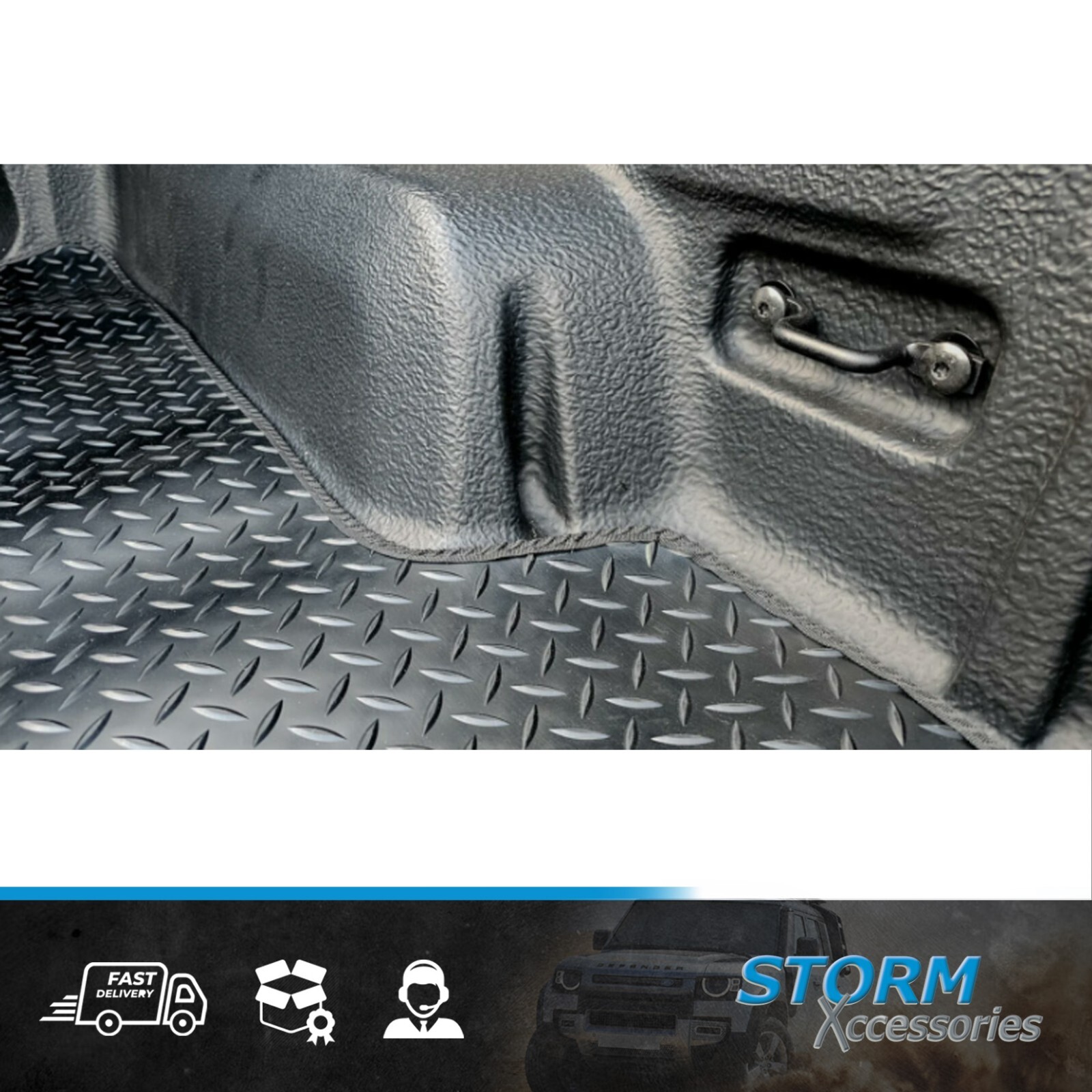 FORD RANGER T9 2023 ON DOUBLE CAB LOAD BED RUBBER MAT IN BLACK | eBay