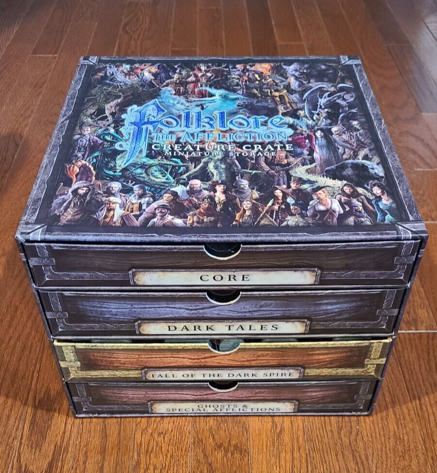 Folklore The Affliction Creature Crate with minis for Fall of Spire Expansion | eBay