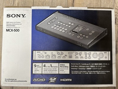 Sony MCX-500 4-Input Channel Global Production Switcher - NEW ...