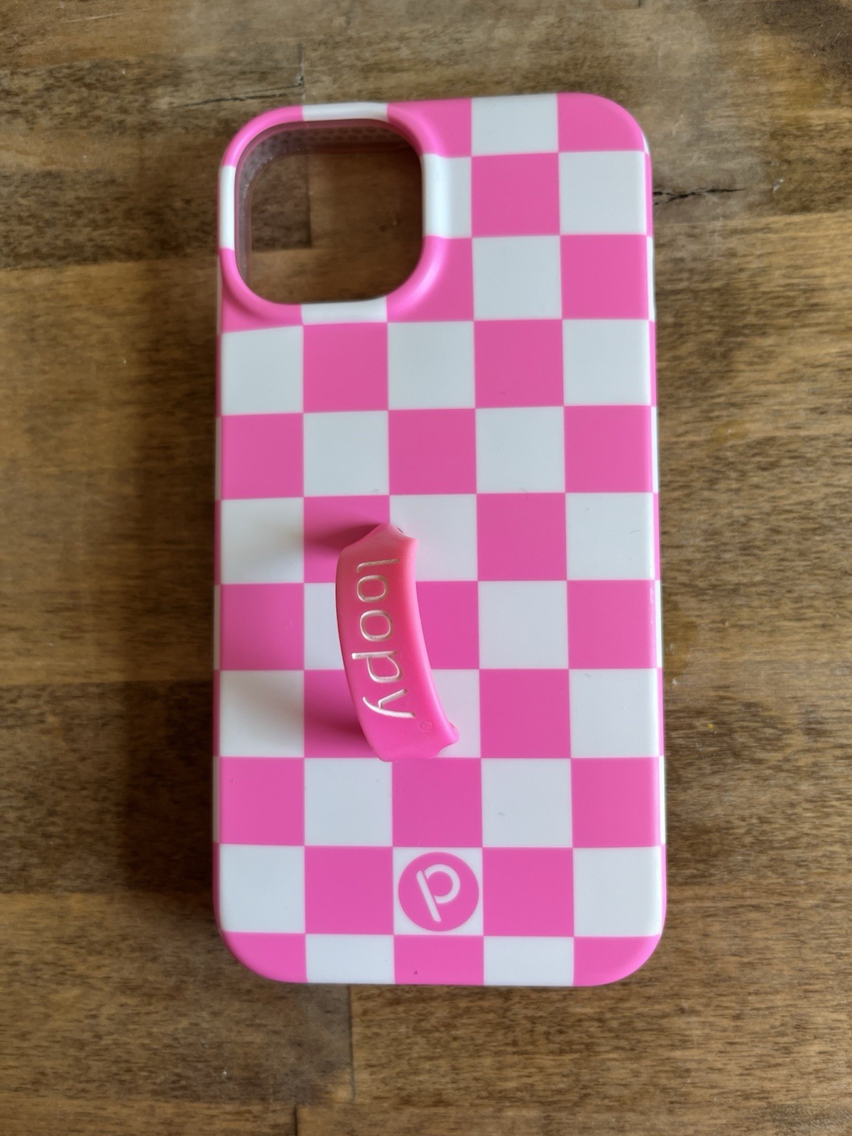Pink Checkered iPhone Case with Loopy for iPhone 13 | eBay
