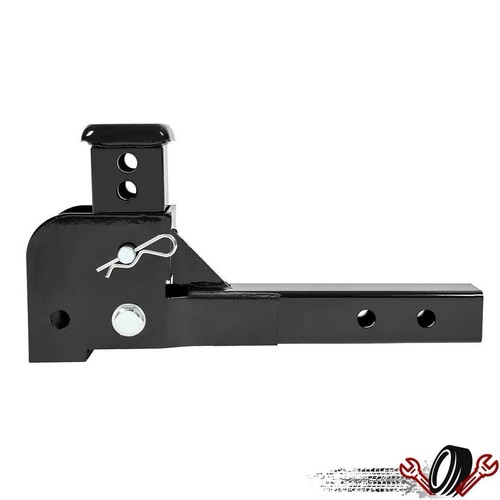 2" Folding Trailer Hitch Mount Shank Adapter foldable Cargo Wheelchair ...