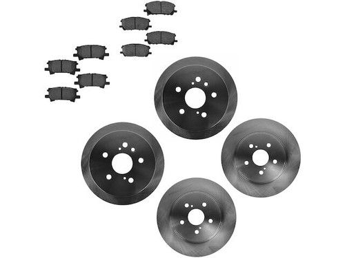 34RP21J Front and Rear Brake Pad and Rotor Kit Fits 2006-2008 Lexus ...
