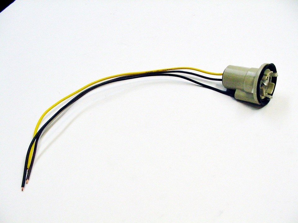 Chevy 1157 Turn Signal Brake Light Bulb Socket Connector Wire Harness ...