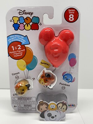 BNIB DISNEY TSUM TSUM VINYL SERIES 8 PUMBAA 453 TIMON 456 & MYSTERY ...