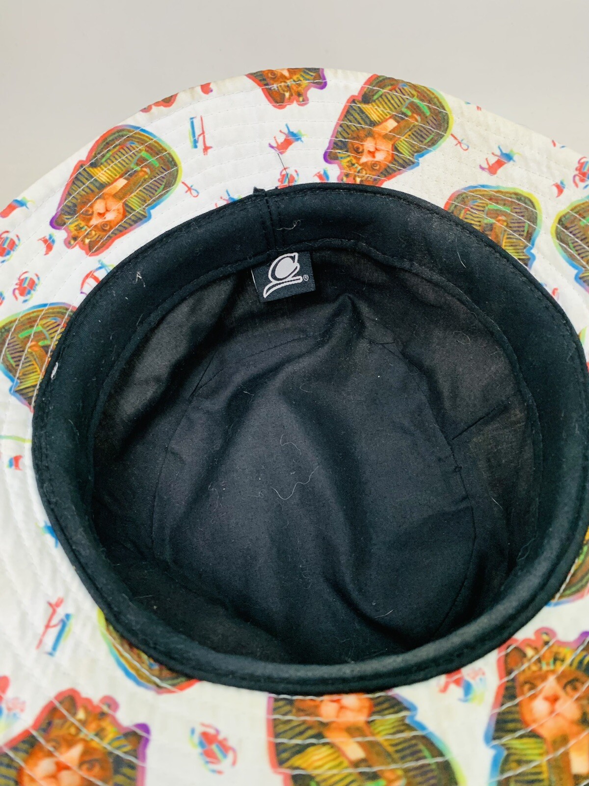 Original Chuck Bucket Hat Cat as King Tut One Size Co… - Gem