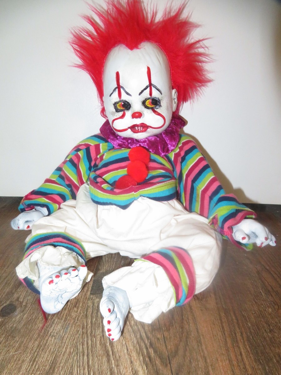 Scary Clown Baby Doll