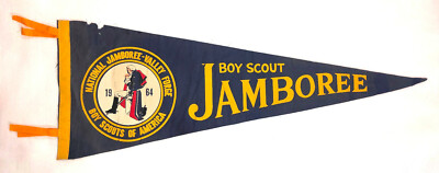 A0149 OA BSA Scouts 1964 NATIONAL SCOUT JAMBOREE PENNANT | eBay