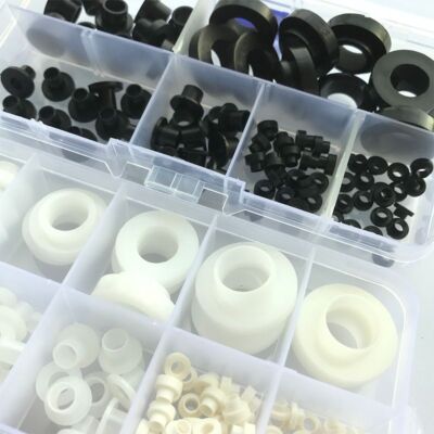 T-Type Plastic Washer Nylon Transistor Gasket Spacer Screw Thread ...