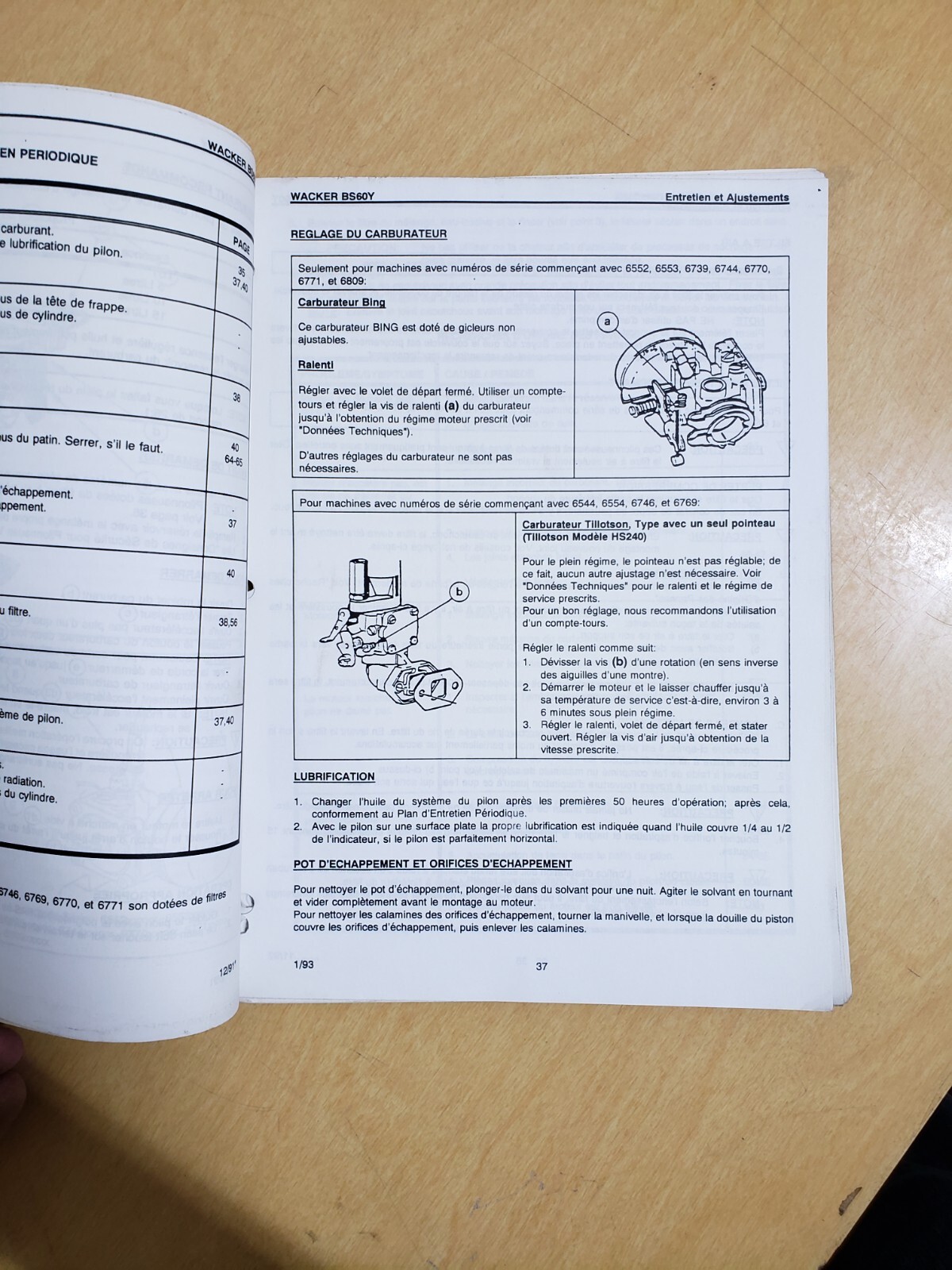 ONE Wacker BS 60Y BS60Y Rammer Compactor Operators Manual Parts Book | eBay