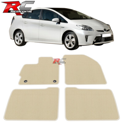 Fits 12-15 Toyota Prius & Prius Plug-In Nylon Beige Floor Mats Liner ...