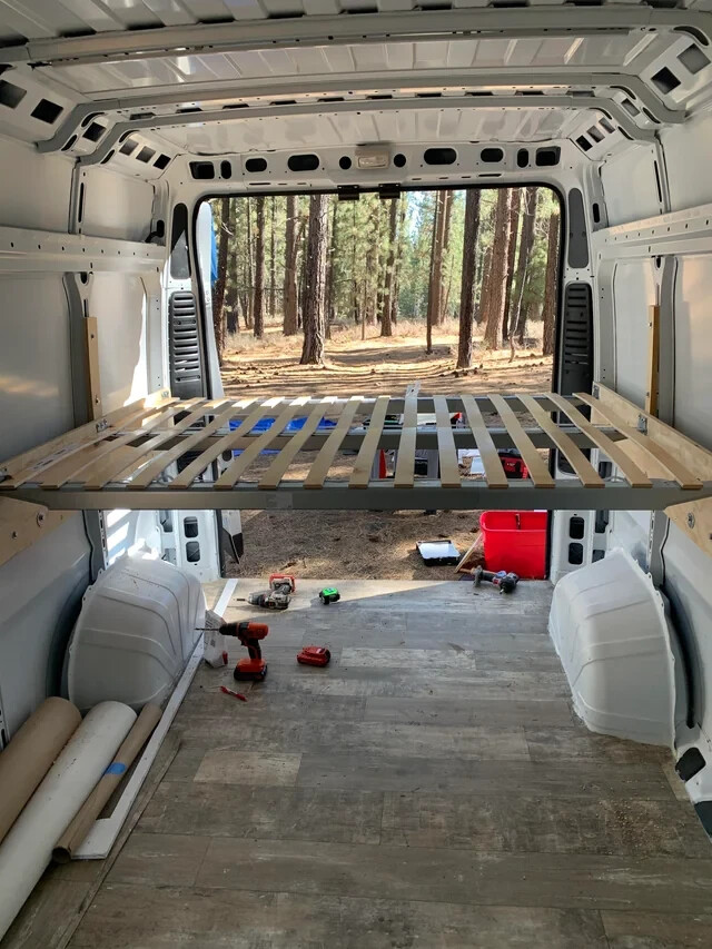 3x Beam Dodge Ram Promaster Camper Van Full Bed Support 55" to 79 ...