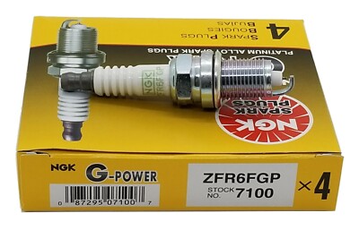 4 Plugs NGK ZFR6FGP/7100 G-Power Platinum Spark Plugs | eBay