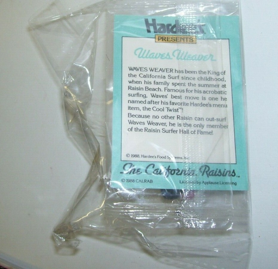 California Raisins Figure and Card Waves Weaver | eBay