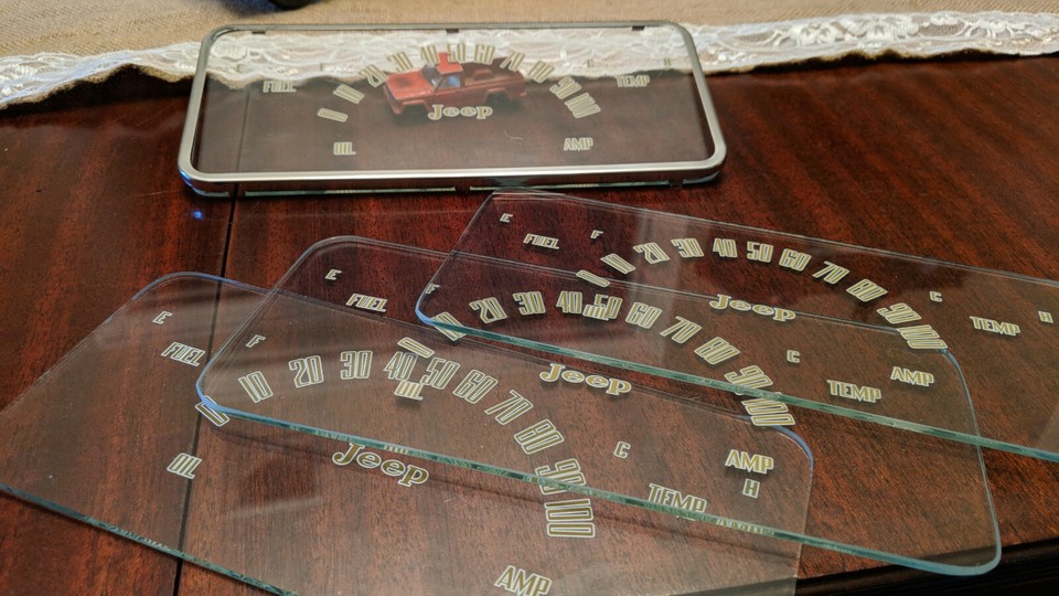 New 1962-1965 Kaiser Jeep Gladiator and Wagoneer Speedometer Glass | eBay