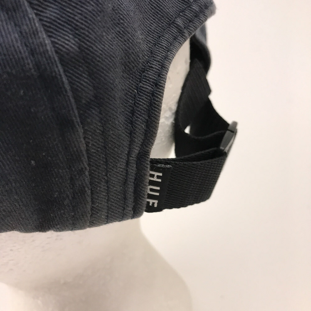 HUF five panel blue cotton cap with red white blue U pattern brim Made ...