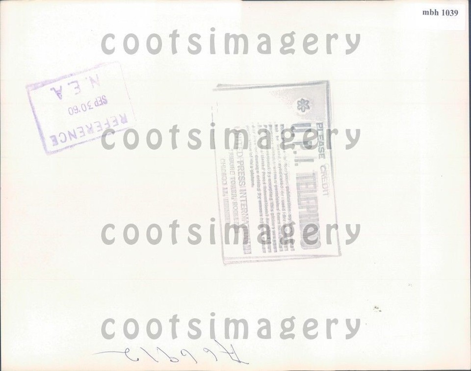 1960 Bomboko Delegates From Congo Africa at United Nations Press Photo ...